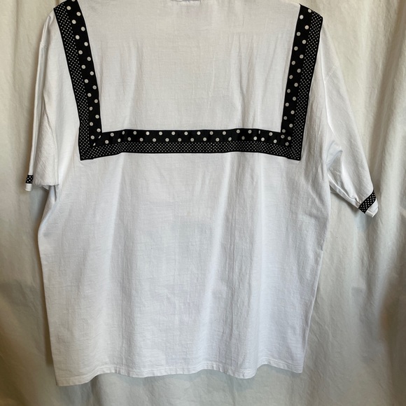 Jerzees | Tops | Custom Vintage Black White 8s 90s Gross Grain Ribbon ...